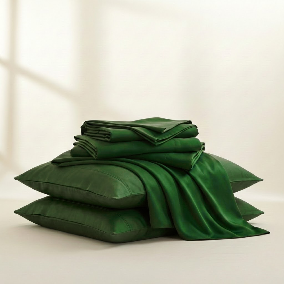 Eucalyptus Vegan Silk Sheets